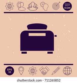 Toaster Oven Icon Stock Vector (Royalty Free) 711265852 | Shutterstock
