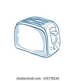 Toaster Sketch Stock Vector (Royalty Free) 191778134 | Shutterstock