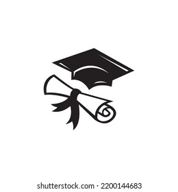 Toga Cap Icon Vector Illustration Logo Stock Vector (Royalty Free ...