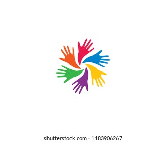 Together Logo Icon Stock Vector (Royalty Free) 1183906267