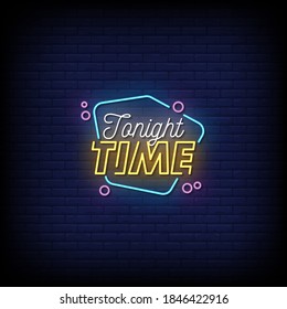 Together Time Neon Signs Vector Stock Vector (Royalty Free) 1846422916 ...