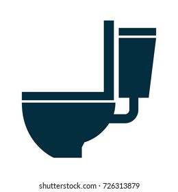Toilet Overflowing Icon Plumbing Clipart Isolated Stock Illustration ...