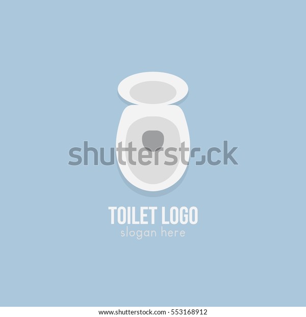 Toilet Logo Design Template Vector Illustration: เวกเตอร์สต็อก (ปลอดค่า ...
