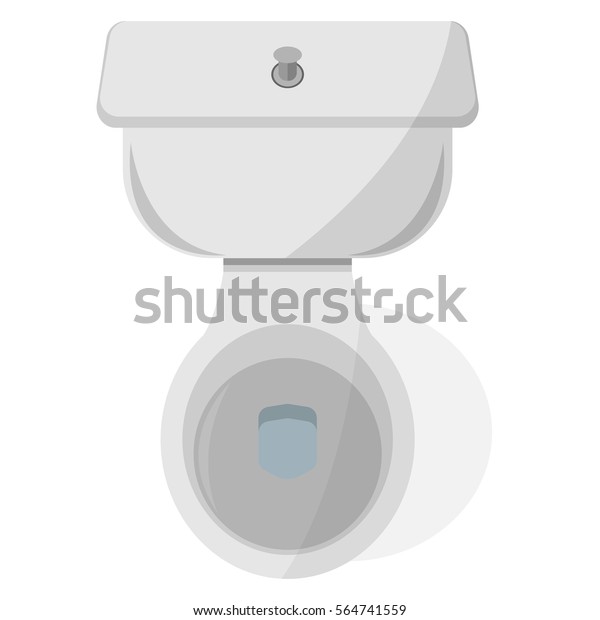 Toilet Pan Isolated Stock Vector (Royalty Free) 564741559 | Shutterstock