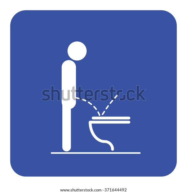 Toilet Rules Stickers Set Stock Vector (Royalty Free) 371644492