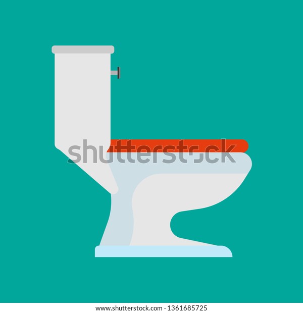 Toilet Side View Vector Icon Bathroom: เวกเตอร์สต็อก (ปลอดค่าลิขสิทธิ์ ...