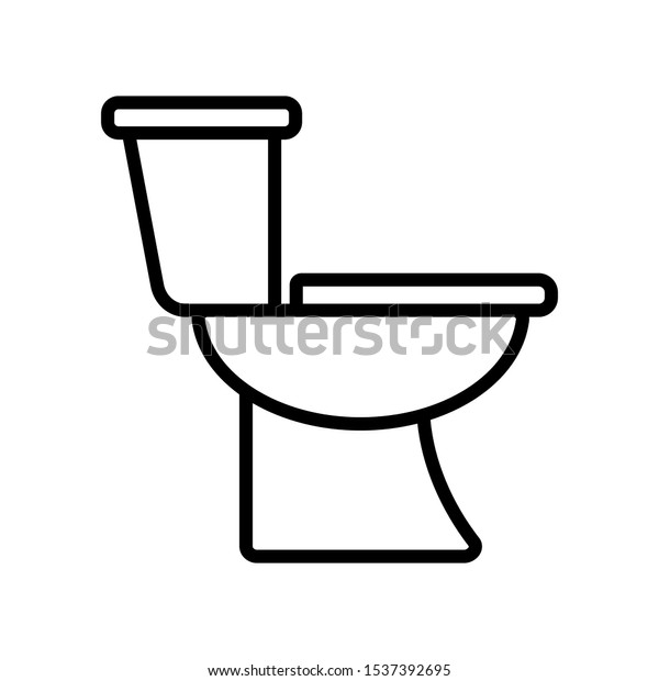 Toilet Wc Icon Vector Design Template Stock Vector (Royalty Free ...