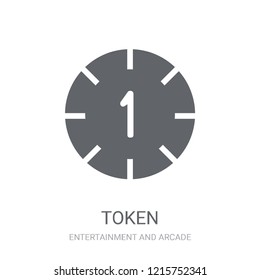 Token Icon Trendy Token Logo Concept Stock Vector (Royalty Free ...