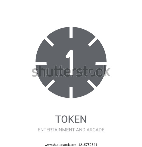 Token Icon Trendy Token Logo Concept Stock Vector (Royalty Free ...
