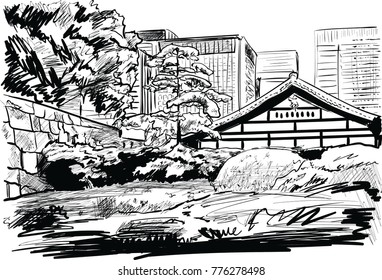 454 Tokyo Street Sketch Images, Stock Photos & Vectors | Shutterstock