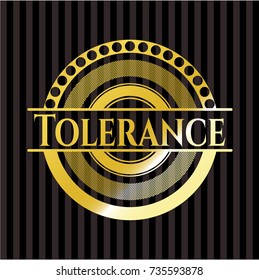 Tolerance Gold Emblem Badge Stock Vector (Royalty Free) 735593878 ...