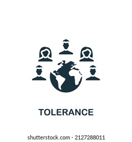 Tolerance Icon Monochrome Simple Icon Templates Stock Vector (Royalty ...