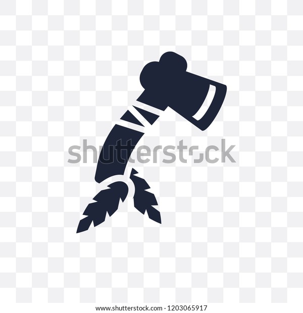 Tomahawk Transparent Icon Tomahawk Symbol Design Stock Vector (Royalty ...