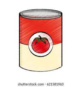 Vektor Stok Tomato Can Comic Pop Art (Tanpa Royalti) 621581963 ...