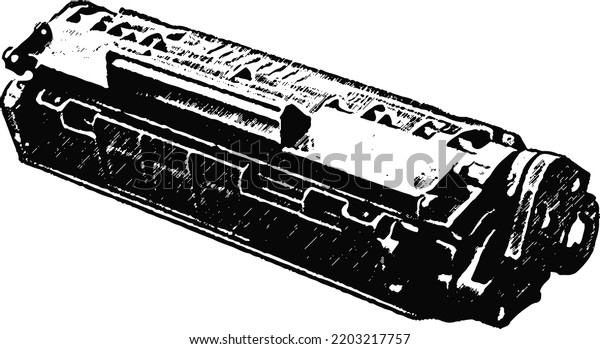 Toner Logo Laser Printer Toner Silhouette Stock Vector (Royalty Free ...