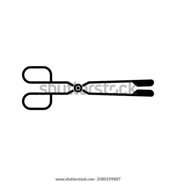 Tongs Icon Sign Design Vector Illustration Stock Vector (Royalty Free ...