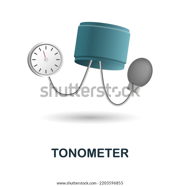 Tonometer Icon 3d Illustration Measuring Collection Stock Vector ...