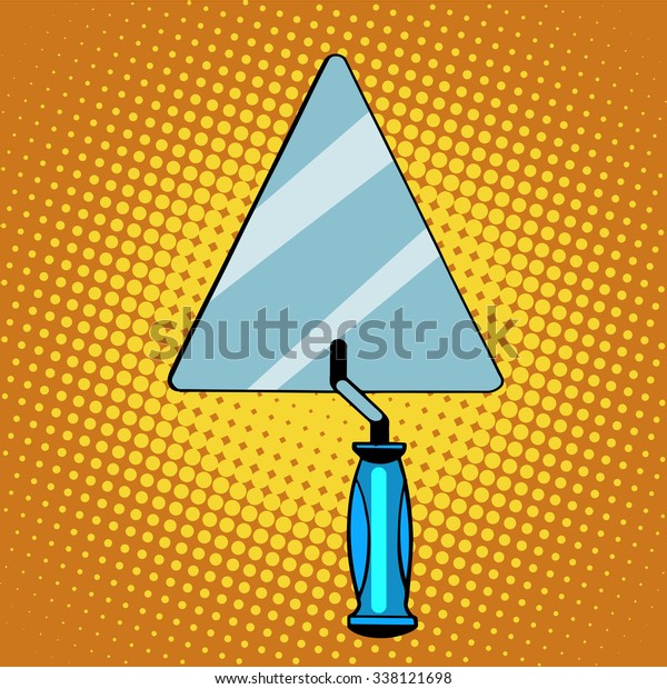 Tool Construction Trowel Pop Art Retro Stock Vector (Royalty Free ...
