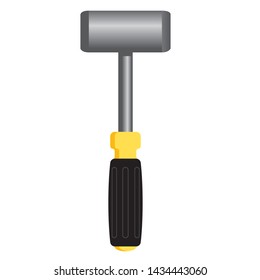 Tool Illustration Hammer On Both Sides Stock Vector (Royalty Free ...