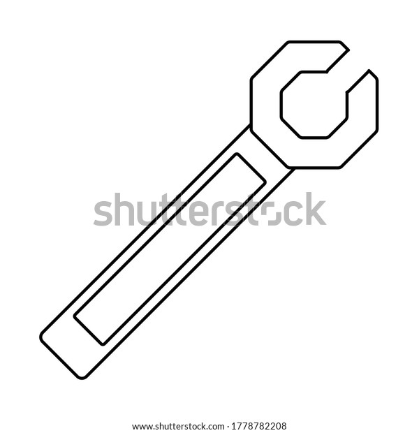 Tool Kit Ikon Vector Simple Flat Stock Vector (Royalty Free) 1778782208 ...