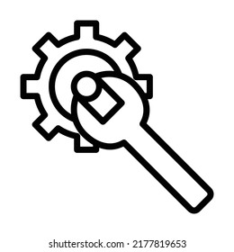 Tool Outline Icon Vector Illustration Stock Vector (Royalty Free ...