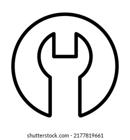 Tool Outline Icon Vector Illustration Stock Vector (Royalty Free ...