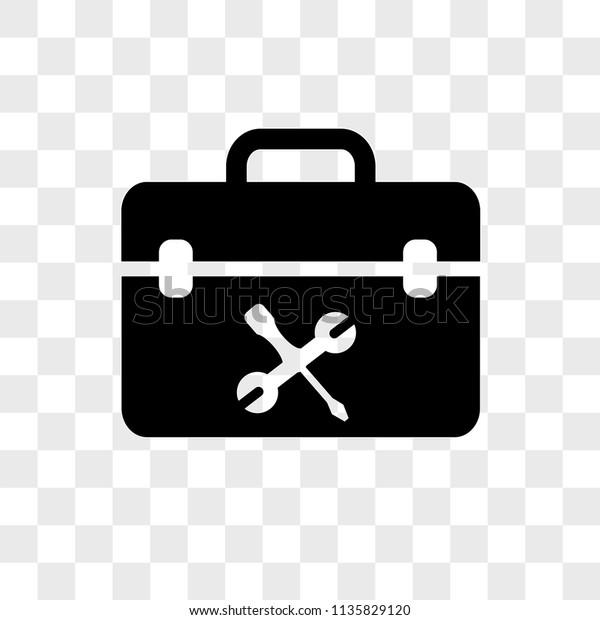 Toolbox Vector Icon On Transparent Background Stock Vector (Royalty ... Toolbox Vector Icon On Transparent Background Stock Vector (Royalty ...