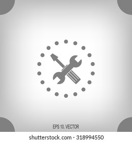 Tools Icon Options Sign Stock Vector (Royalty Free) 318994550 ...