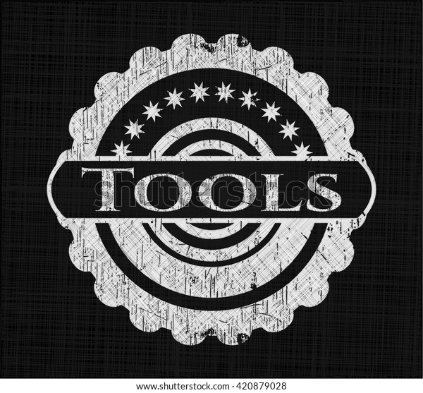 Tools On Chalkboard Stock Vector (Royalty Free) 420879028 | Shutterstock