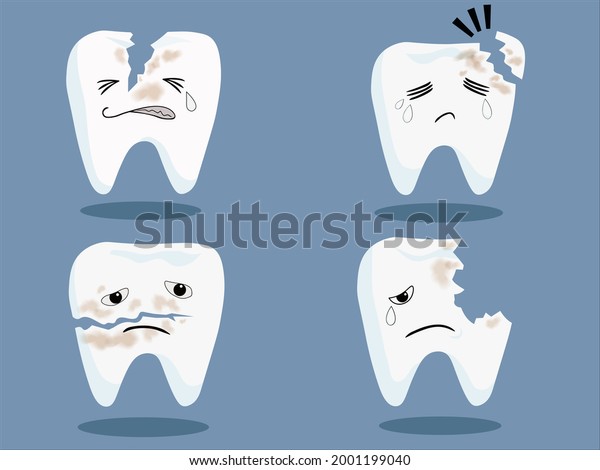 Tooth Decay Images Various Formats Editable Stock Vector (Royalty Free ...