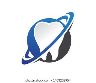 Infinity Tooth Logo Design Concept: vector de stock (libre de regalías ...