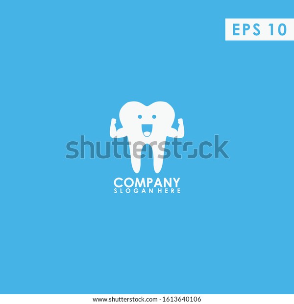 Tooth Strong Hand Logo Design Vector Stock Vector (Royalty Free ...