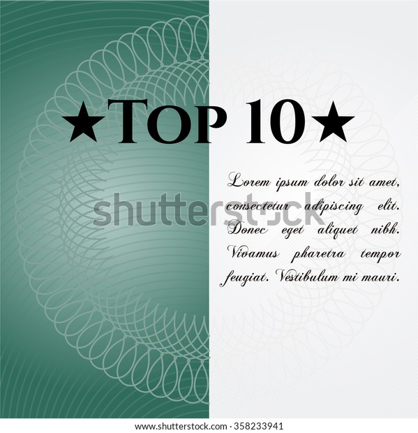 Top 10 Banner Stock Vector (Royalty Free) 358233941 | Shutterstock