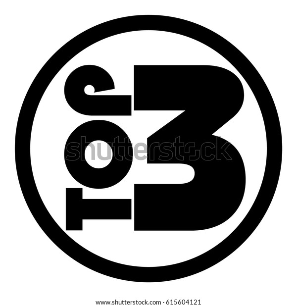 Top 3 Black White Icon Top 스톡 벡터(로열티 프리) 615604121 | Shutterstock