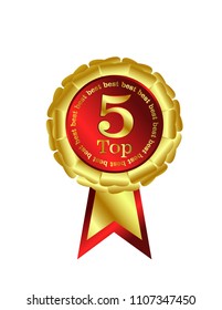 Top 5 Best Icon: vector de stock (libre de regalías) 1107347450