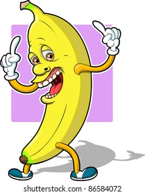Top Banana Stock Vector (Royalty Free) 86584072