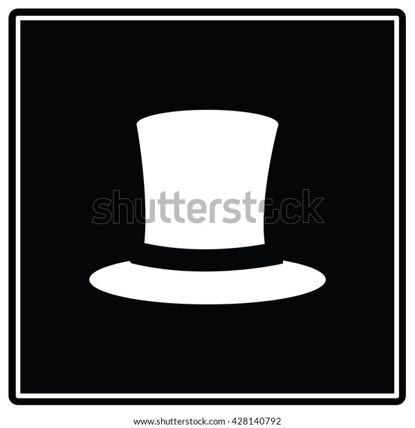 Top Hat Black Sign Vector Illustration: เวกเตอร์สต็อก (ปลอดค่าลิขสิทธิ์ ...