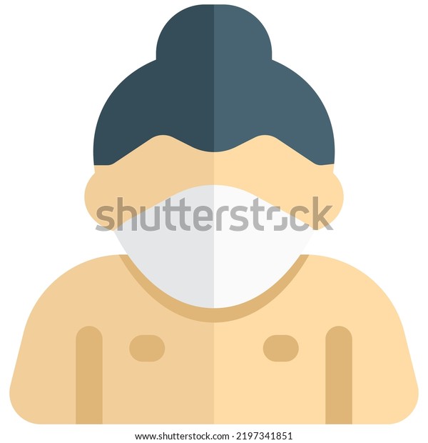 Top Knot Haired Sumo Wrestler Mask Stock Vector (Royalty Free ...
