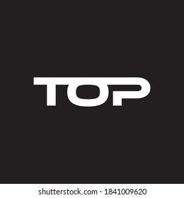 Top Letter Logo Design Vector Template Stock Vector (Royalty Free ...