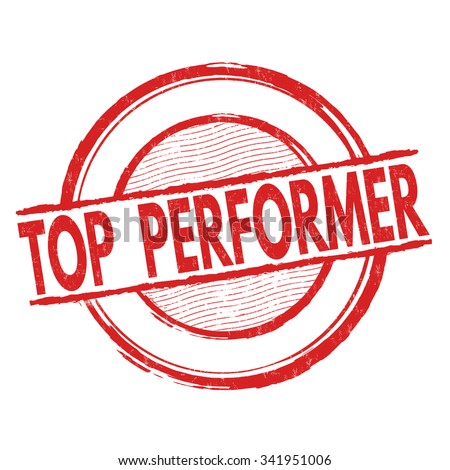 Top Performer Grunge Rubber Stamp On Stock Vector (Royalty Free ...