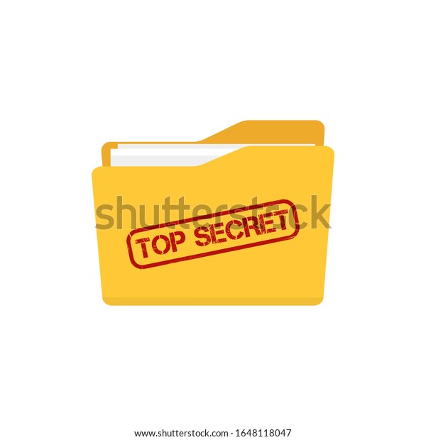Top Secret Folder Vector Illustration Stock Vector (Royalty Free ...