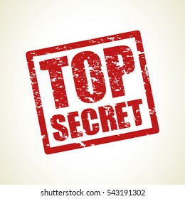 Top Secret Icon Stamp: vector de stock (libre de regalías) 543191302 ...