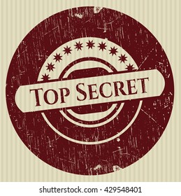 Top Secret Rubber Seal Texture Stock Vector (Royalty Free) 429548401 ...