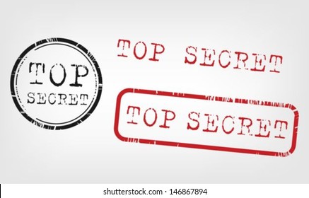 Top Secret Stamps Collection Stock Vector (Royalty Free) 146867894 ...
