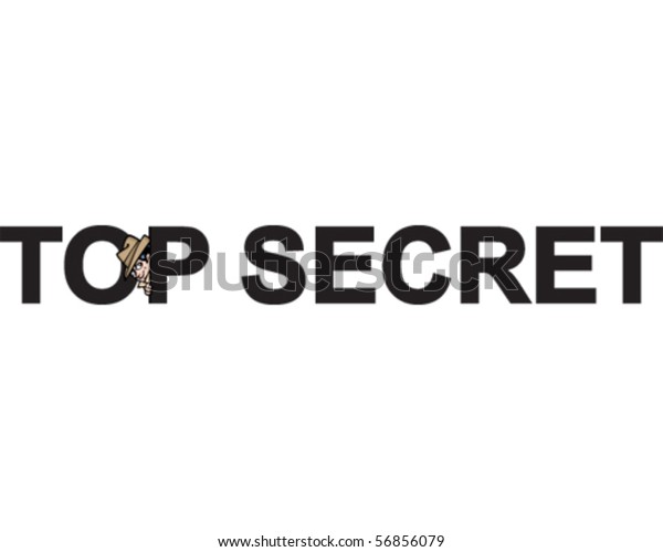 Top Secret Word Stock Vector (Royalty Free) 56856079 | Shutterstock