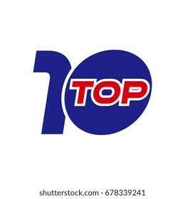 Top Ten Logo Stock Vector (Royalty Free) 678339241 | Shutterstock