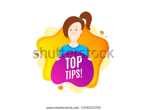 Top Tips Symbol Cut Out People Stock Vector (Royalty Free) 1458312350 ...