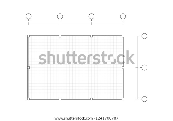 Top View Black White Outline Drawing Stock Vector (Royalty Free) 1241700787