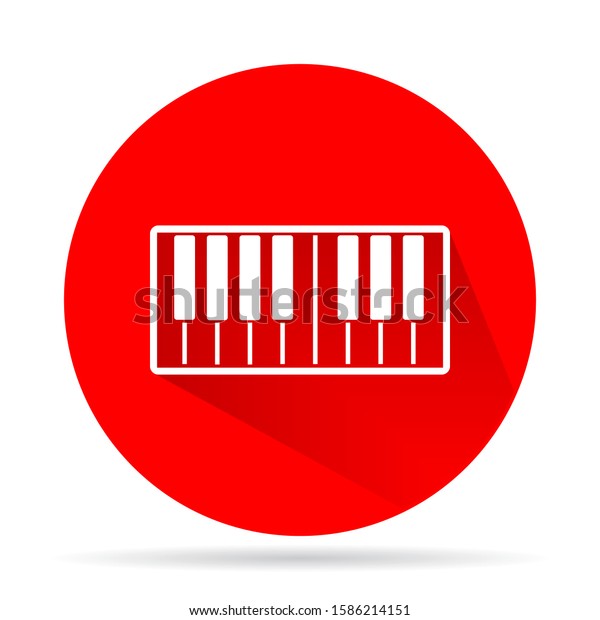 Top View Grand Piano Vector Icon Stock Vector (Royalty Free) 1586214151 ...