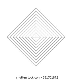Top View Pyramid Logo Design Vector Stock Vector (Royalty Free ...